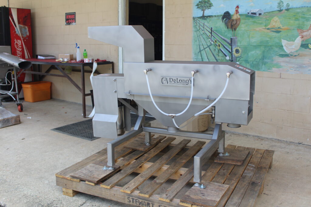 Gut Stripper | Poultry Processing Machine | DeLong's